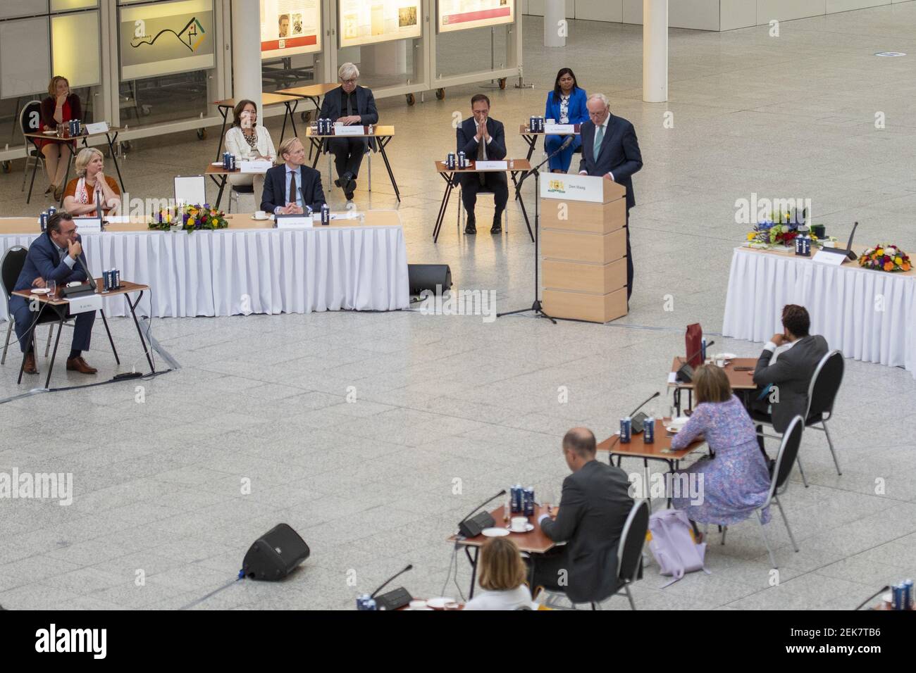 DEN HAAG 01-07-2020, Johan Remkes leaving as mayor of The Hague. Johan ...