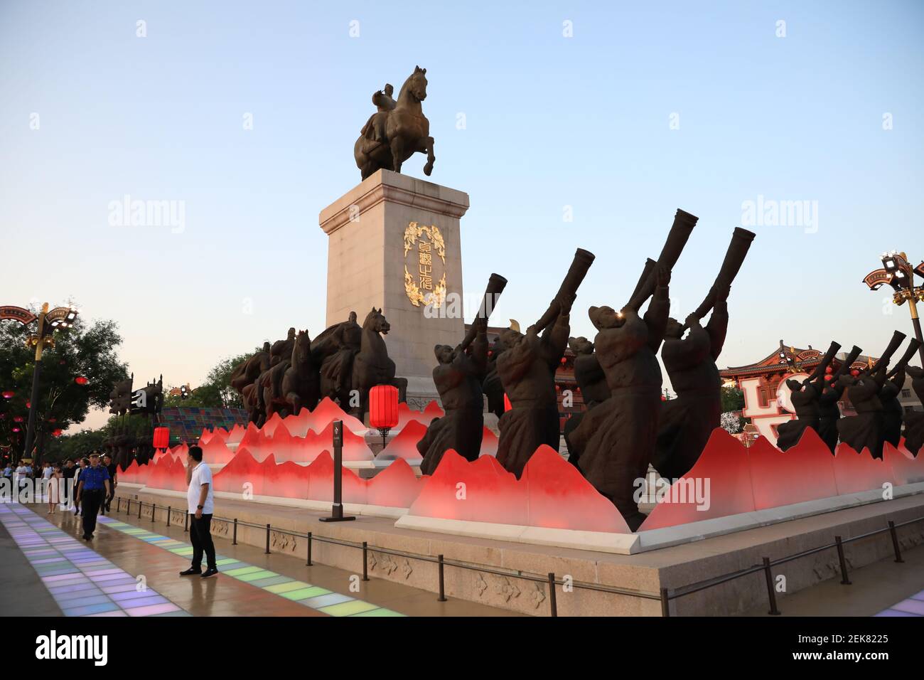 Shanxiï¼ŒCHINA-On July 2, 2020, datang Sleepless City in Xi 'an ...
