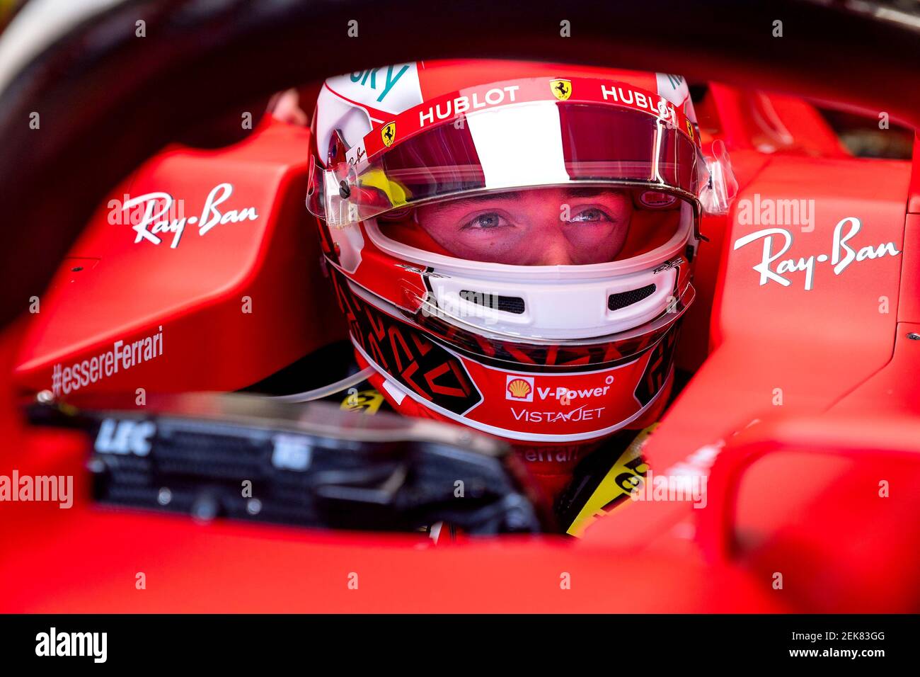 Charles Leclerc Ferrari Spielberg (Austria) 02/07/2020 - Formula One ...