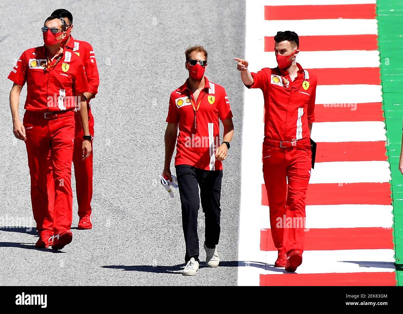 Sebastian Vettel Ferrari Spielberg (Austria) 02/07/2020 - Formula One ...