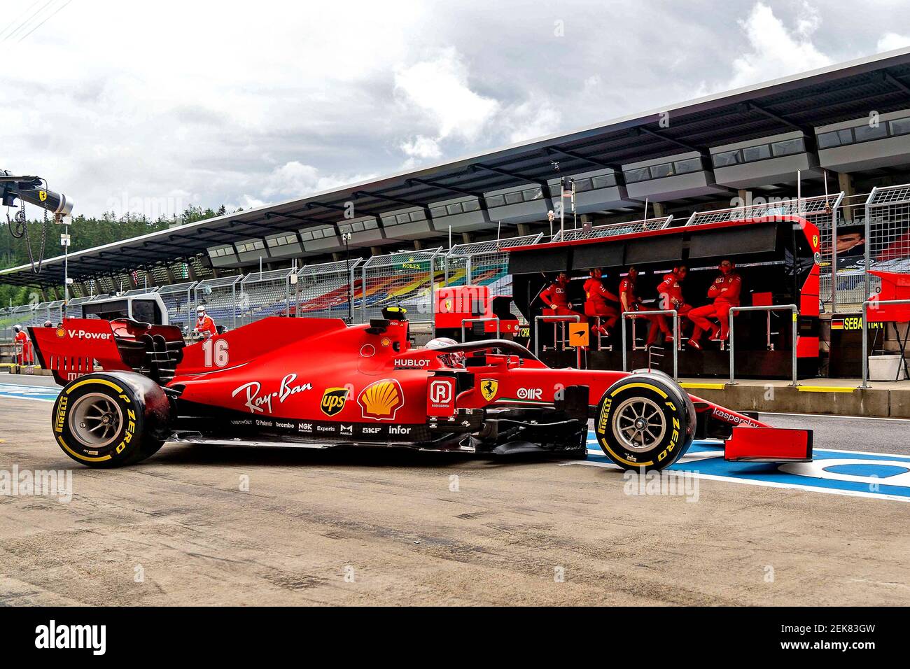 Charles Leclerc Ferrari Spielberg (Austria) 02/07/2020 - Formula One ...