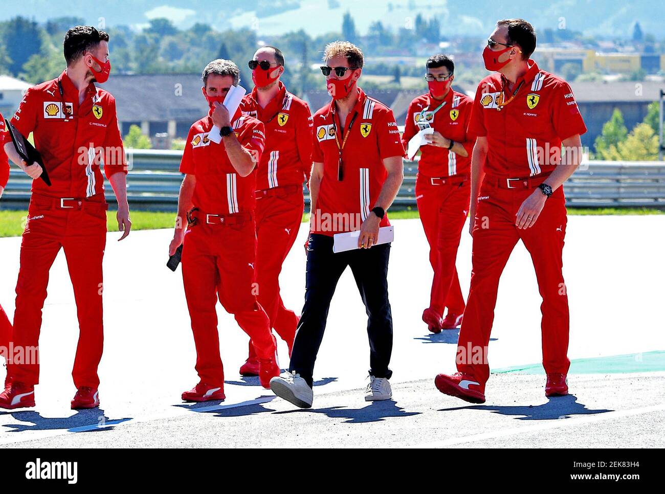 Sebastian Vettel Ferrari Spielberg (Austria) 02/07/2020 - Formula One ...