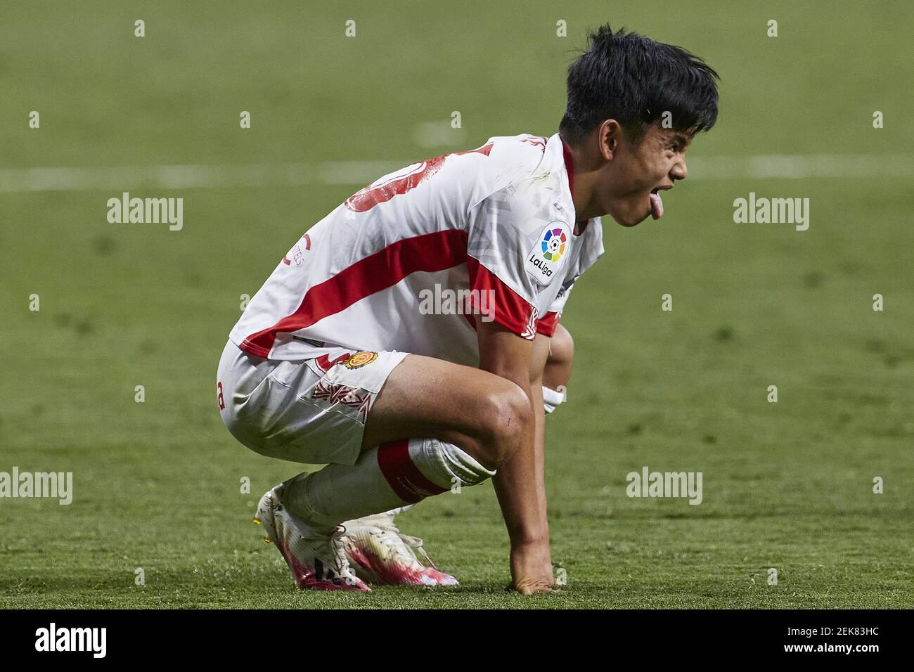 Takefusa Kubo of RCD Mallorca during the La Liga match between Atletico ...