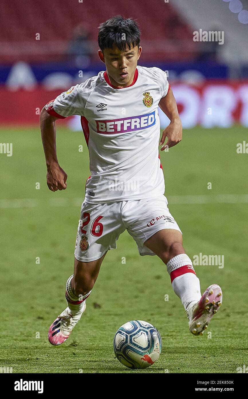 Takefusa Kubo of RCD Mallorca (Photo by pressinphoto/Sipa USA Stock ...