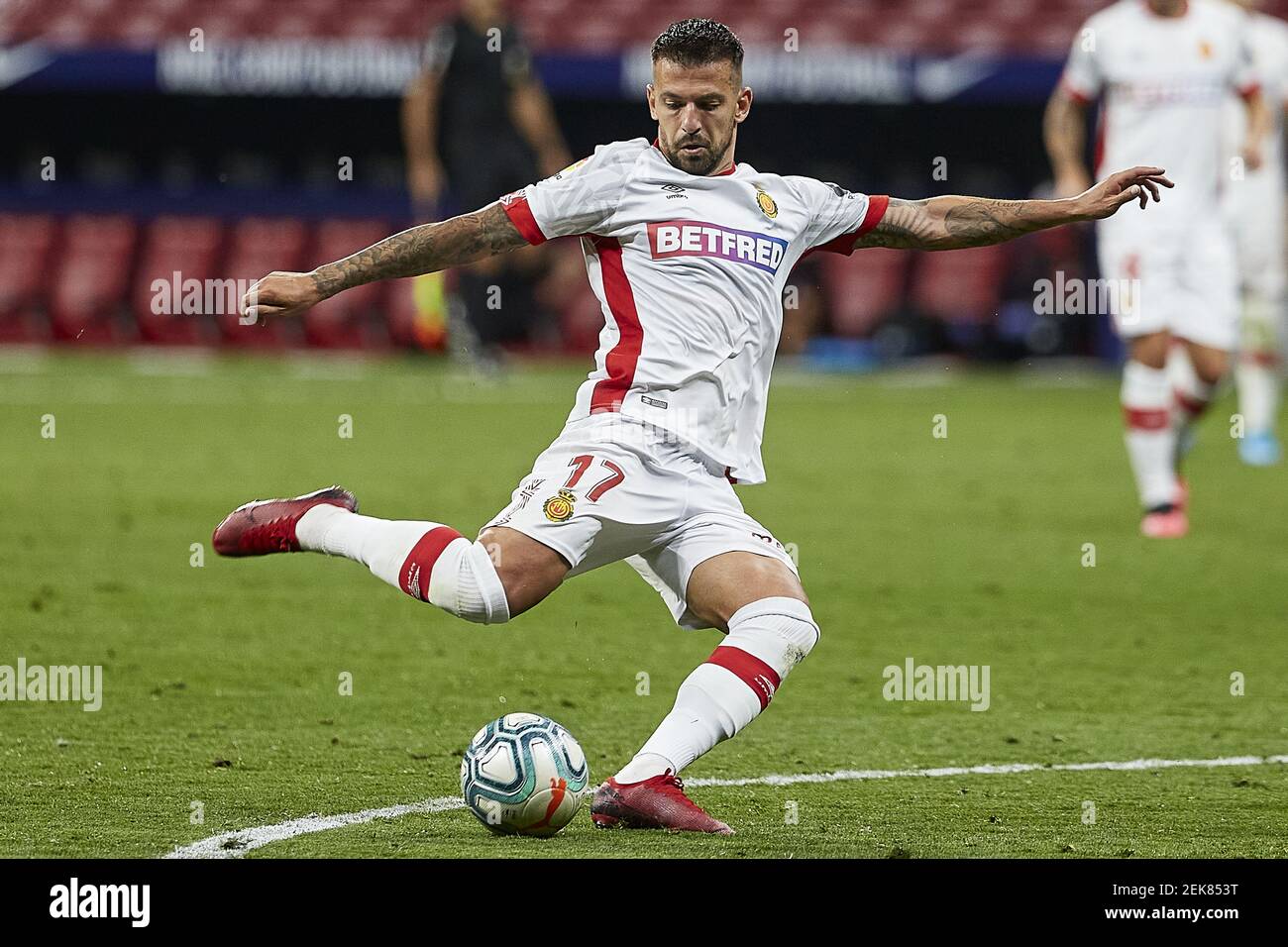 Aleksandar Trajkovski of RCD Mallorca (Photo by pressinphoto/Sipa USA ...