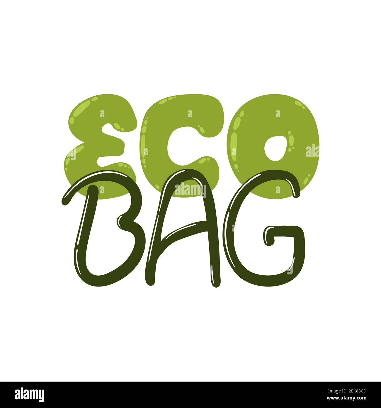 Eco friendly bag design Cut Out Stock Images & Pictures - Alamy