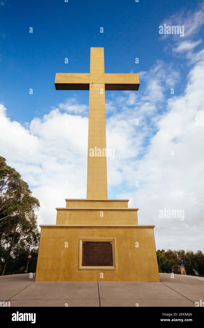 Mount Macedon Memorial Cross in Australia Stock Photo - Alamy