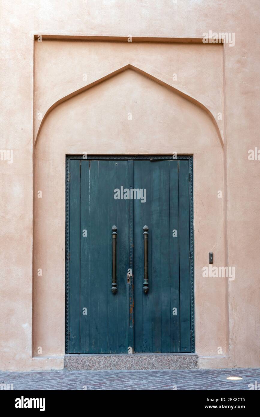 Doha, Qatar - February 09, 2021: Day view shot of Doha, Qatar ...