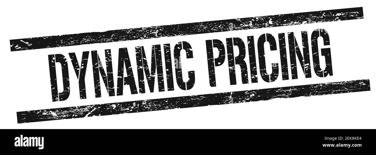 DYNAMIC PRICING text on black grungy rectangle stamp sign Stock Photo ...