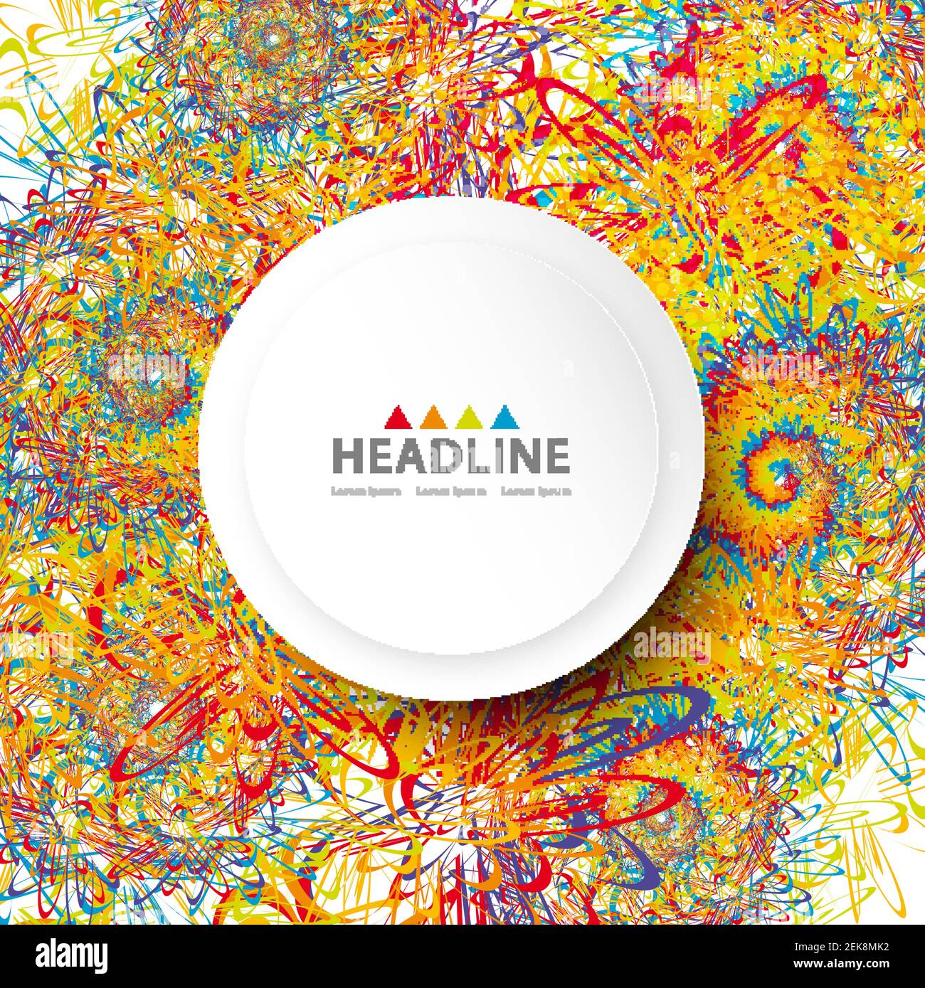 Brochure header colorful layout background template design Stock Vector ...