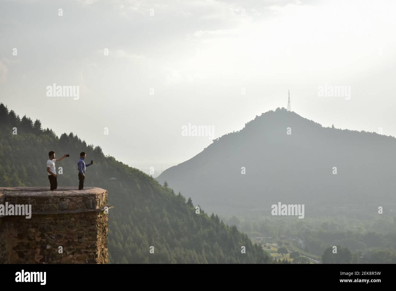 Visitors take selfies inside the Pari Mahal ( The Palace of Fairies ...