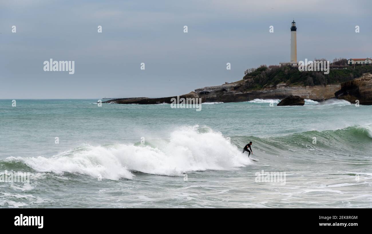 Biarritz surf hi-res stock photography and images - Alamy