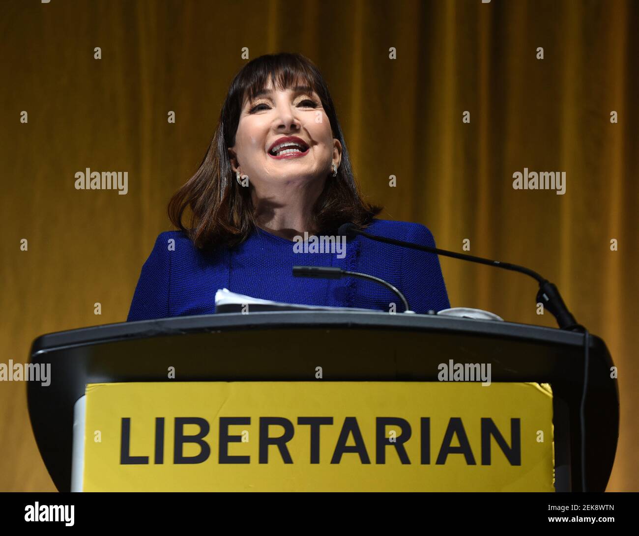 Jo Jorgensen, the 2020 presidential nominee of the Libertarian Party ...
