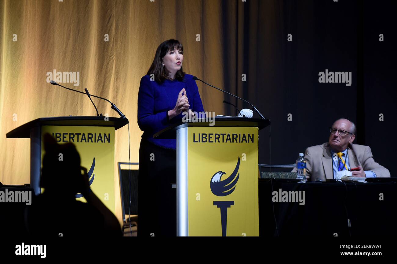 Jo Jorgensen, the 2020 presidential nominee of the Libertarian Party ...