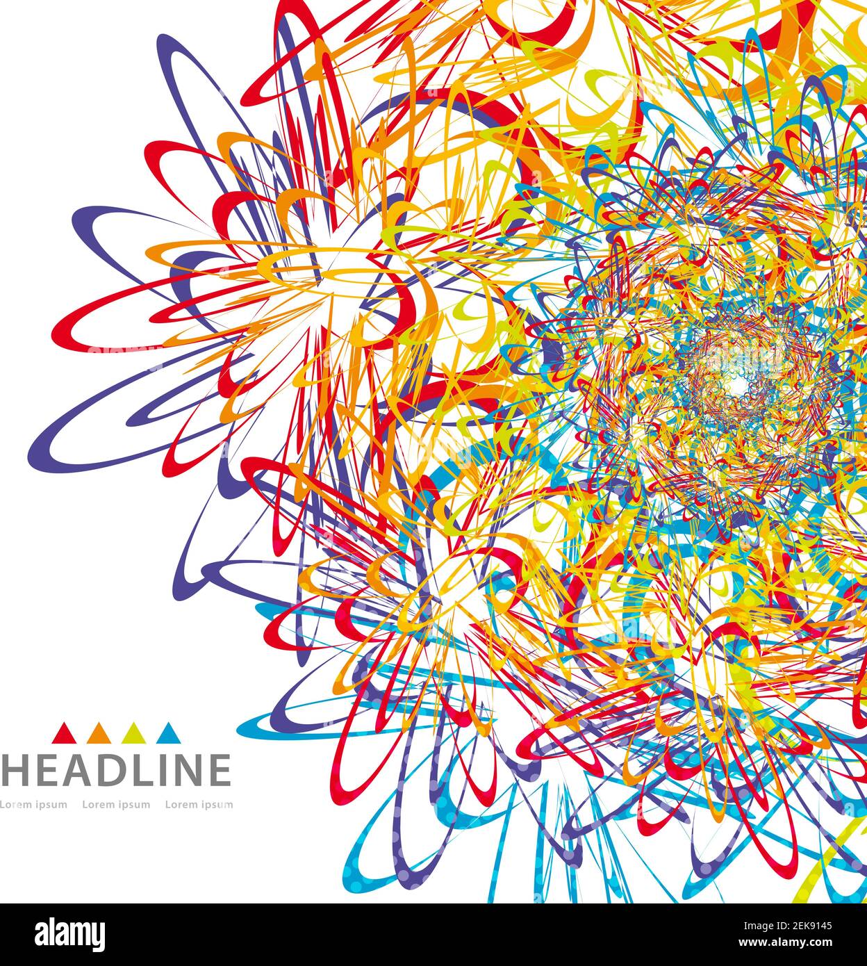 Brochure header colorful layout background template design Stock Vector ...