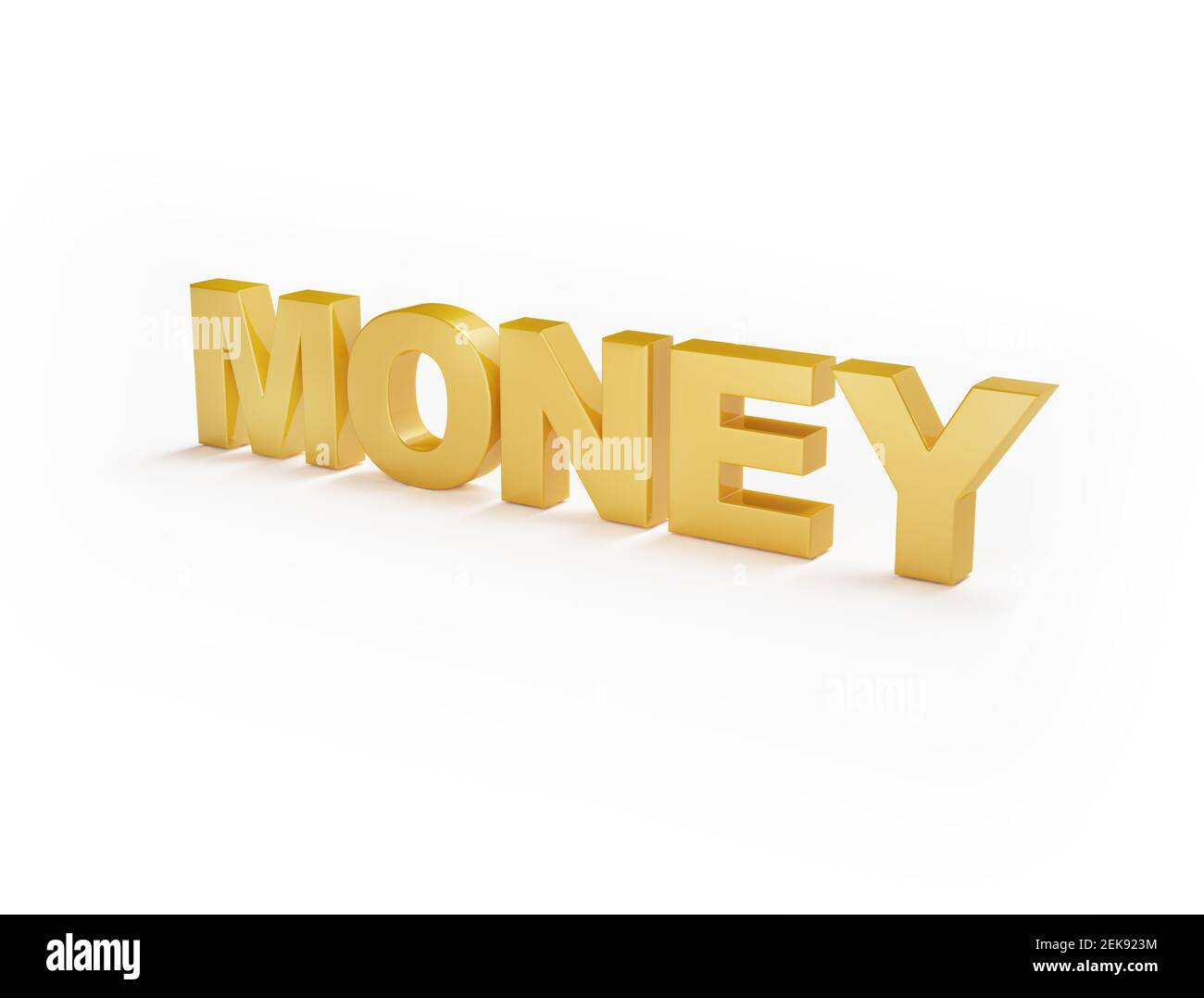 MONEY word on white background .3d illustration Stock Photo - Alamy