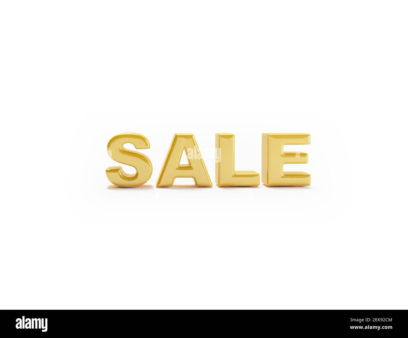 SALE word on white background .3d illustration Stock Photo - Alamy