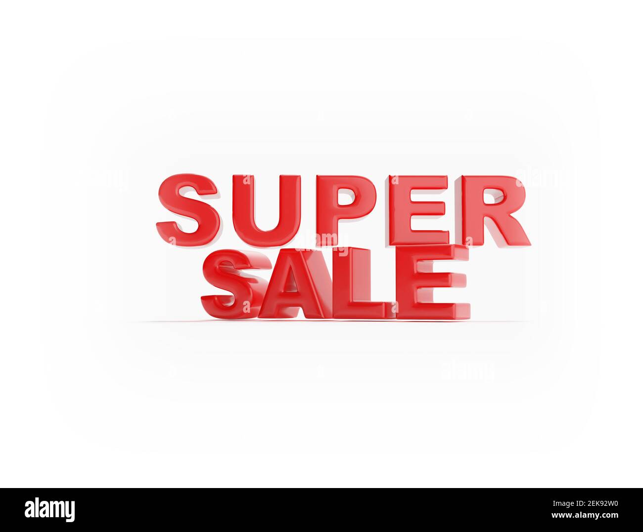SALE word on white background .3d illustration Stock Photo - Alamy