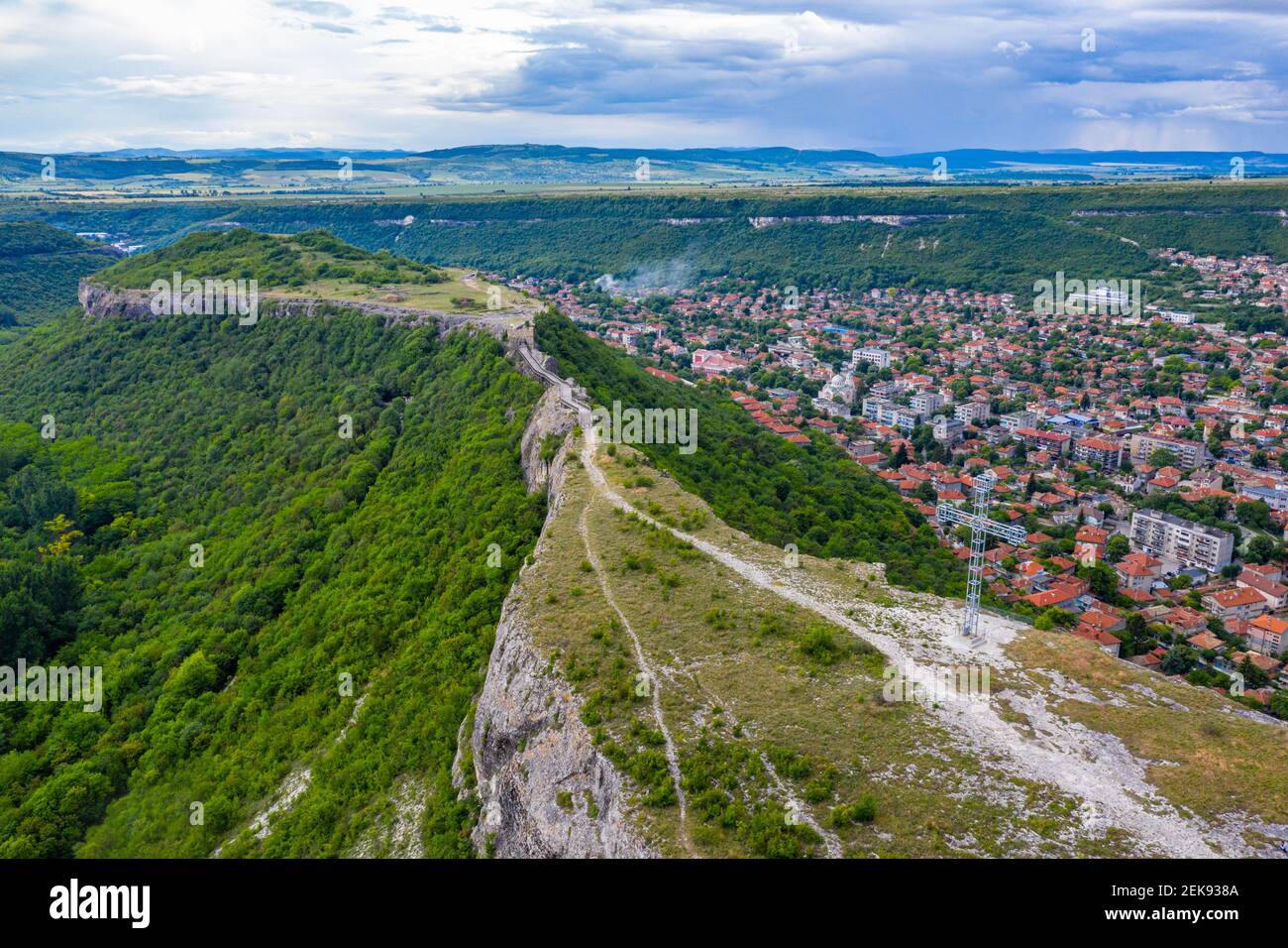 View of the Ovech fortress in Bulgaria Stock Photo - Alamy