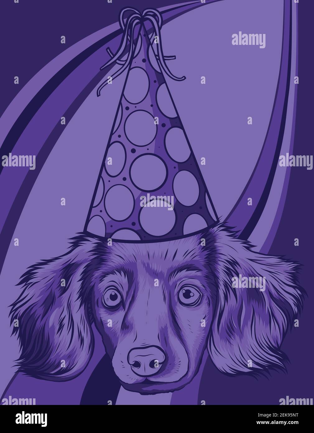 Pet birthday party cute Stock Vector Images - Alamy