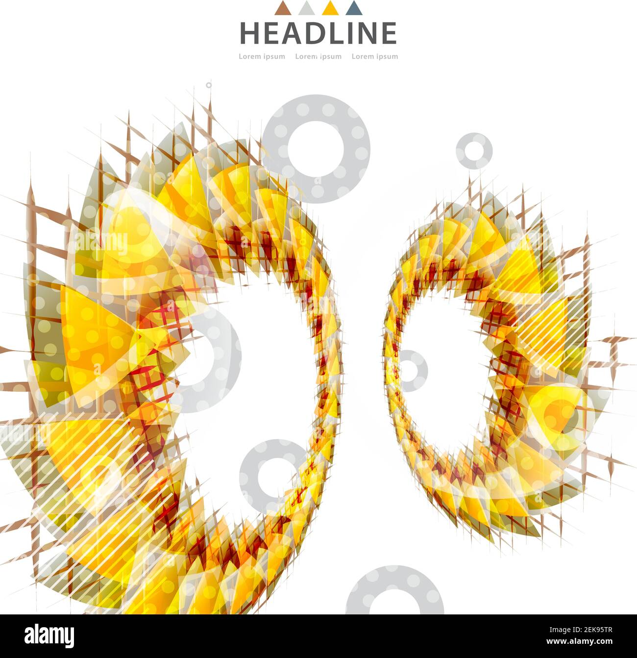 Brochure header layout background template Stock Vector Image & Art - Alamy