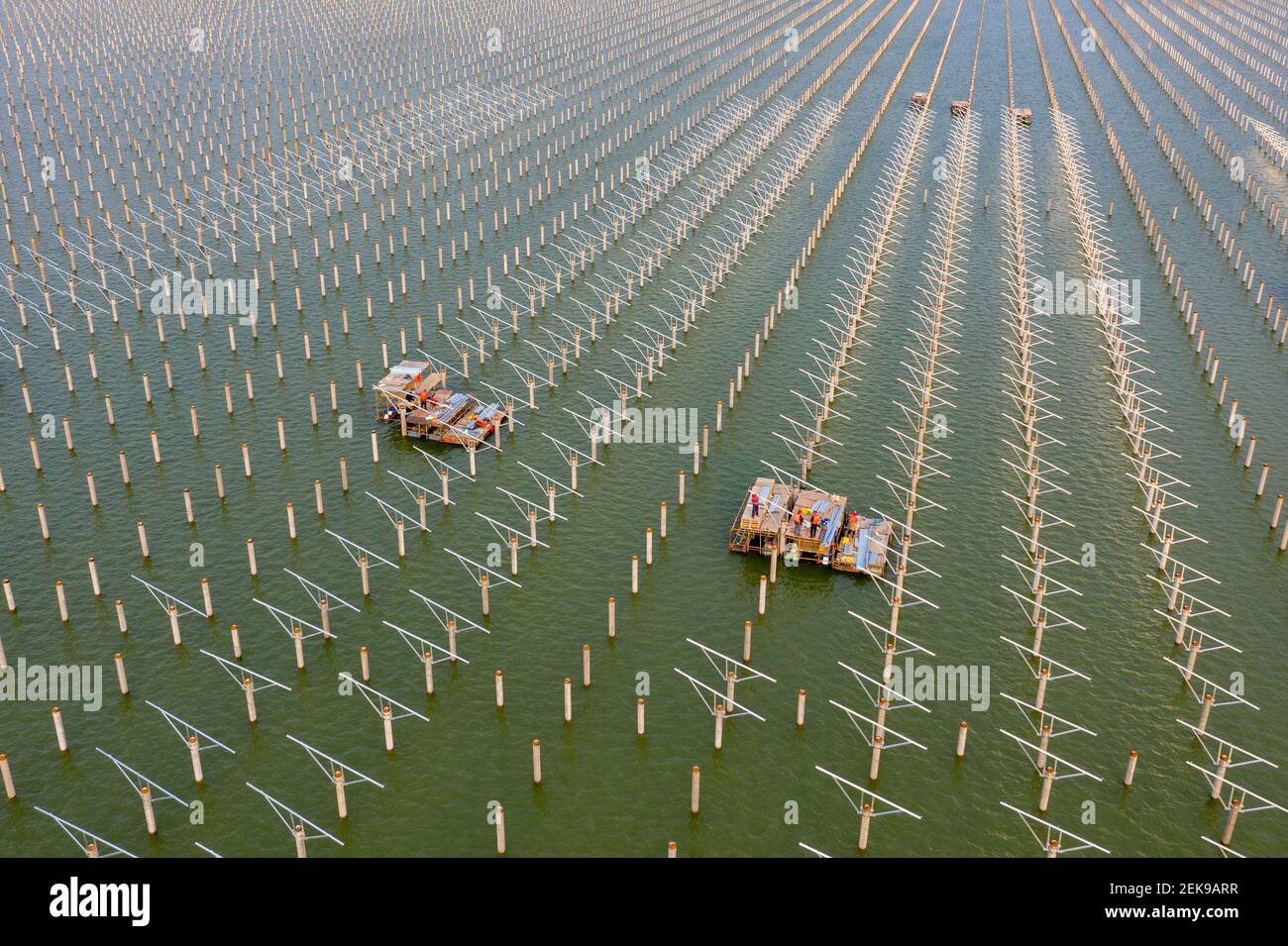 HEFEI, CHINA - FEBRUARY 23, 2021 - Aerial photo taken on February 23 ...
