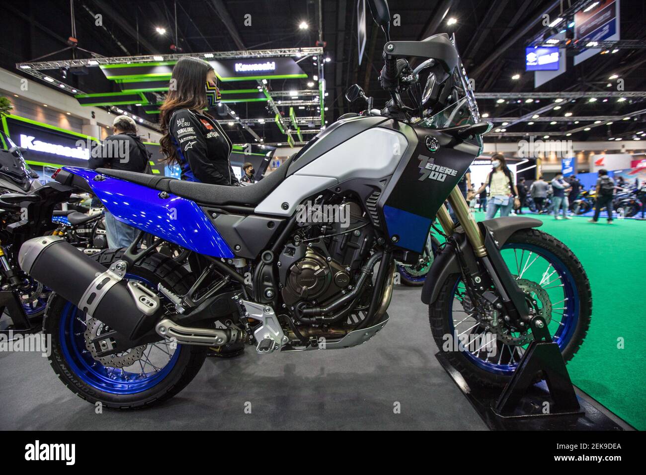 A Yamaha Tenere 700 Adventure / Dual-Sport motorcycle seen at the ...