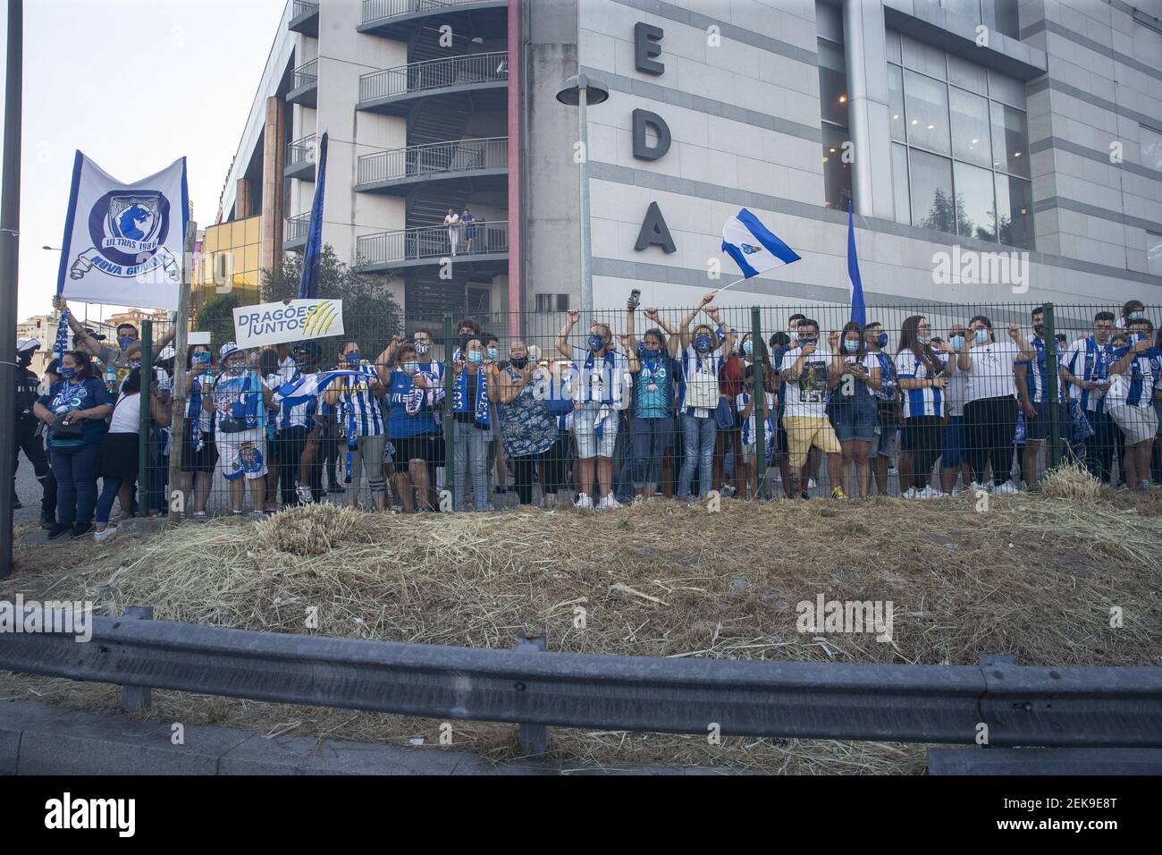 Porto, 07/15/2020 - Fc Porto bus arrives at EstÃ¡dio do Dragão to face ...