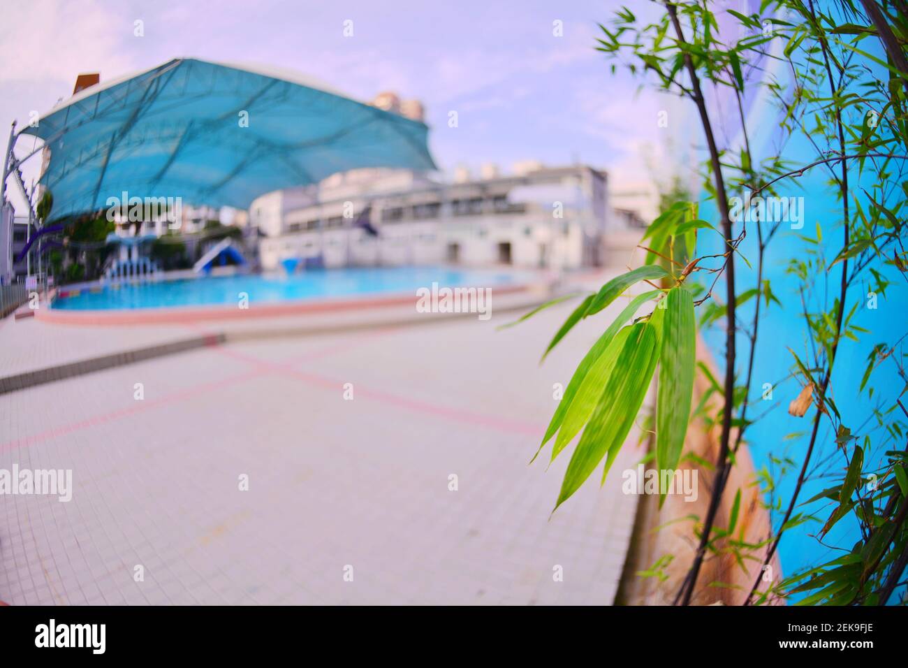 Shanghaiï¼ŒCHINA-Hongkou Swimming Pool, the oldest swimming pool in ...