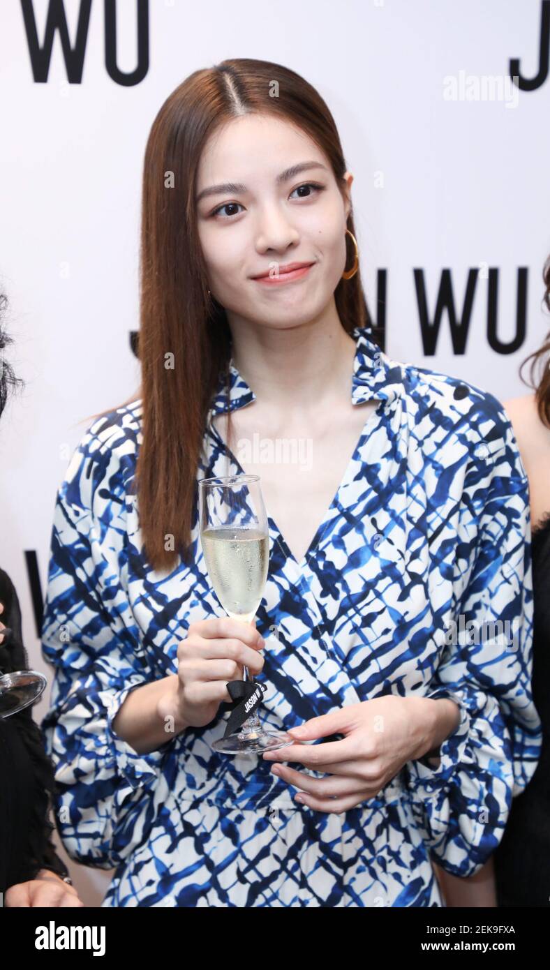 Chinese actress Zhong Chuxi, also known as Elaine Zhong, attends an ...