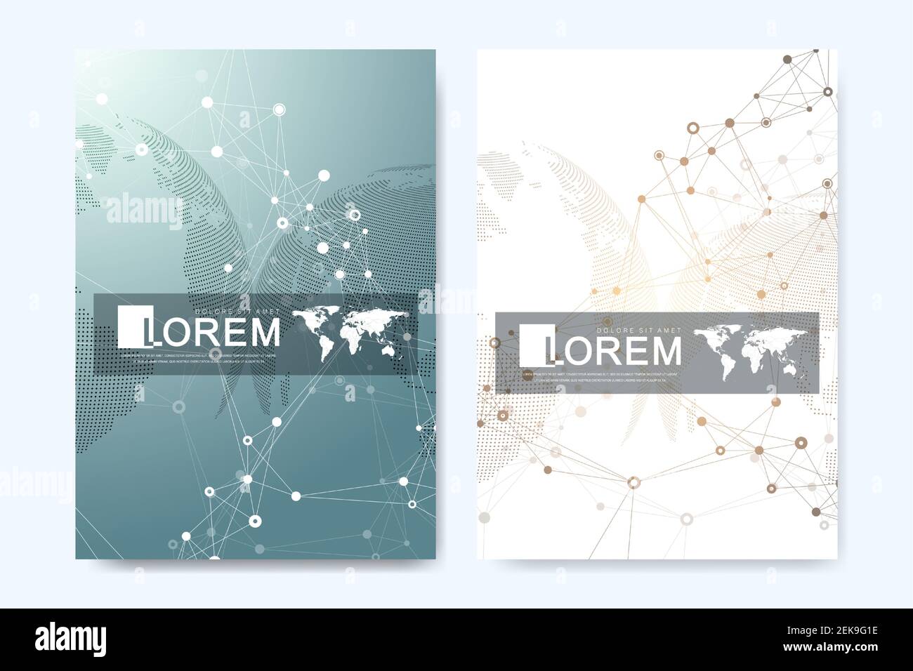 Modern vector template for brochure, leaflet, flyer, advert, cover ...