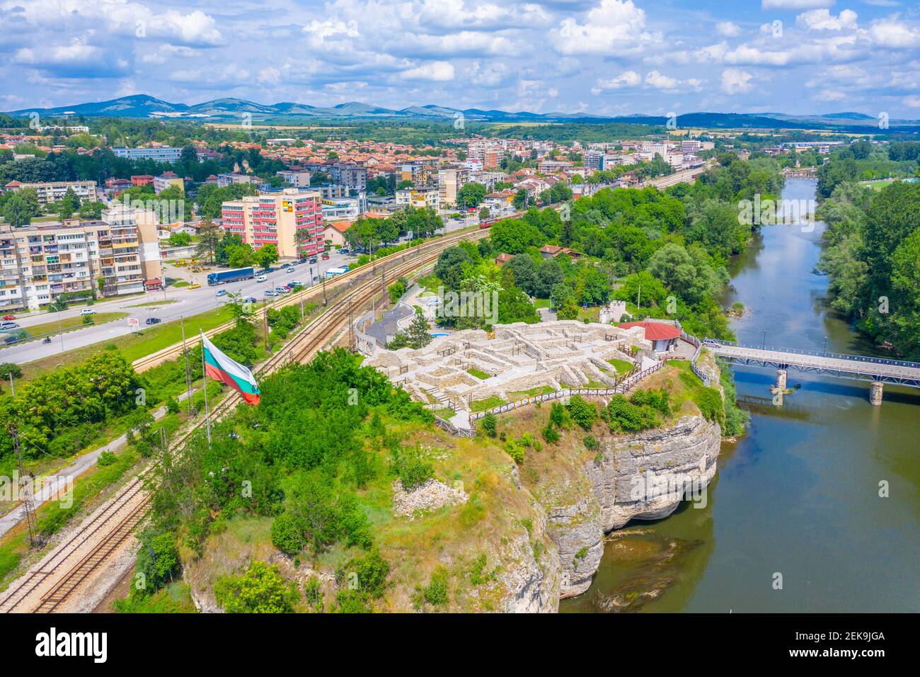 Archaeological complex Citadel in Bulgarian town Mezdra Stock Photo - Alamy