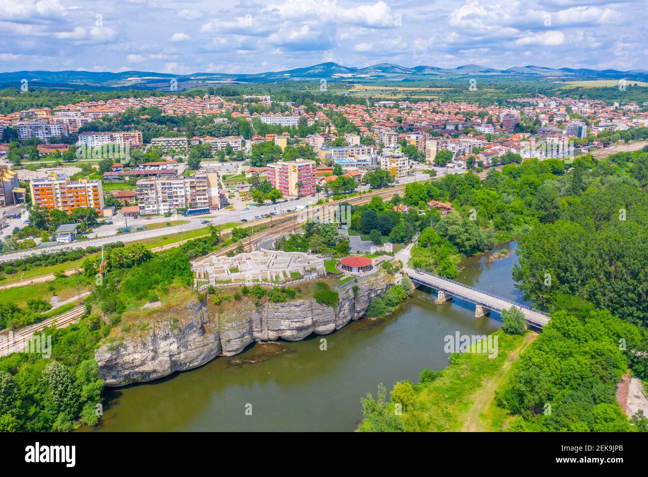 Archaeological complex Citadel in Bulgarian town Mezdra Stock Photo - Alamy