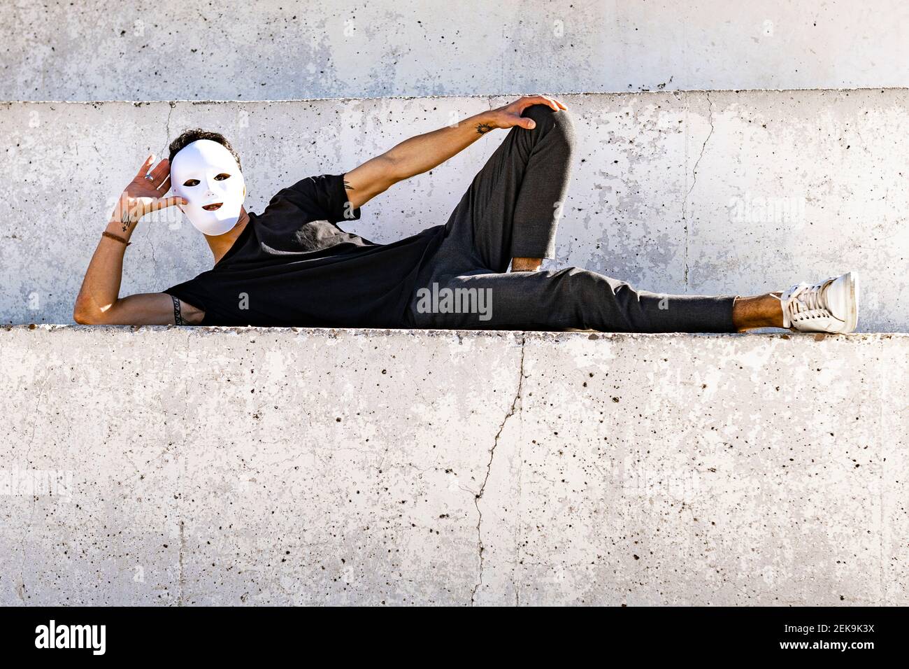 White man resting on hi-res stock photography and images - Alamy