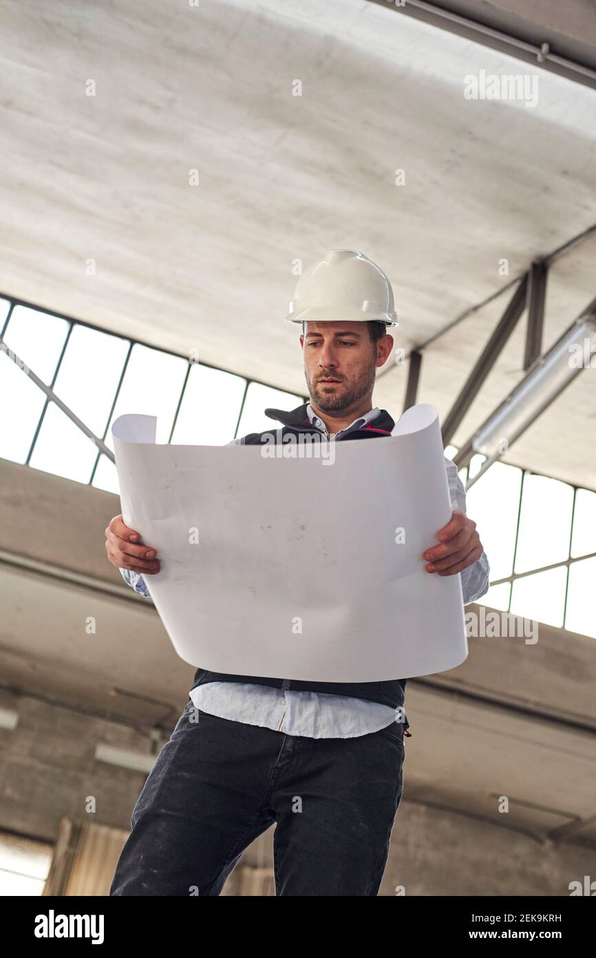 Contractor with building owner hi-res stock photography and images - Alamy