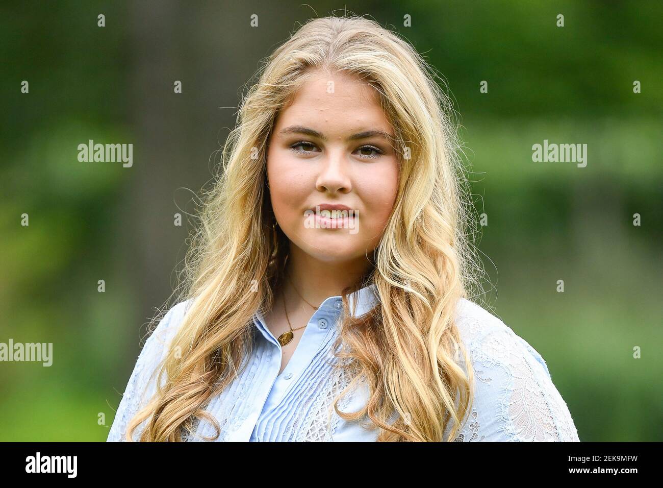Princess Amalia of the Netherlands during the annual summer photo ...