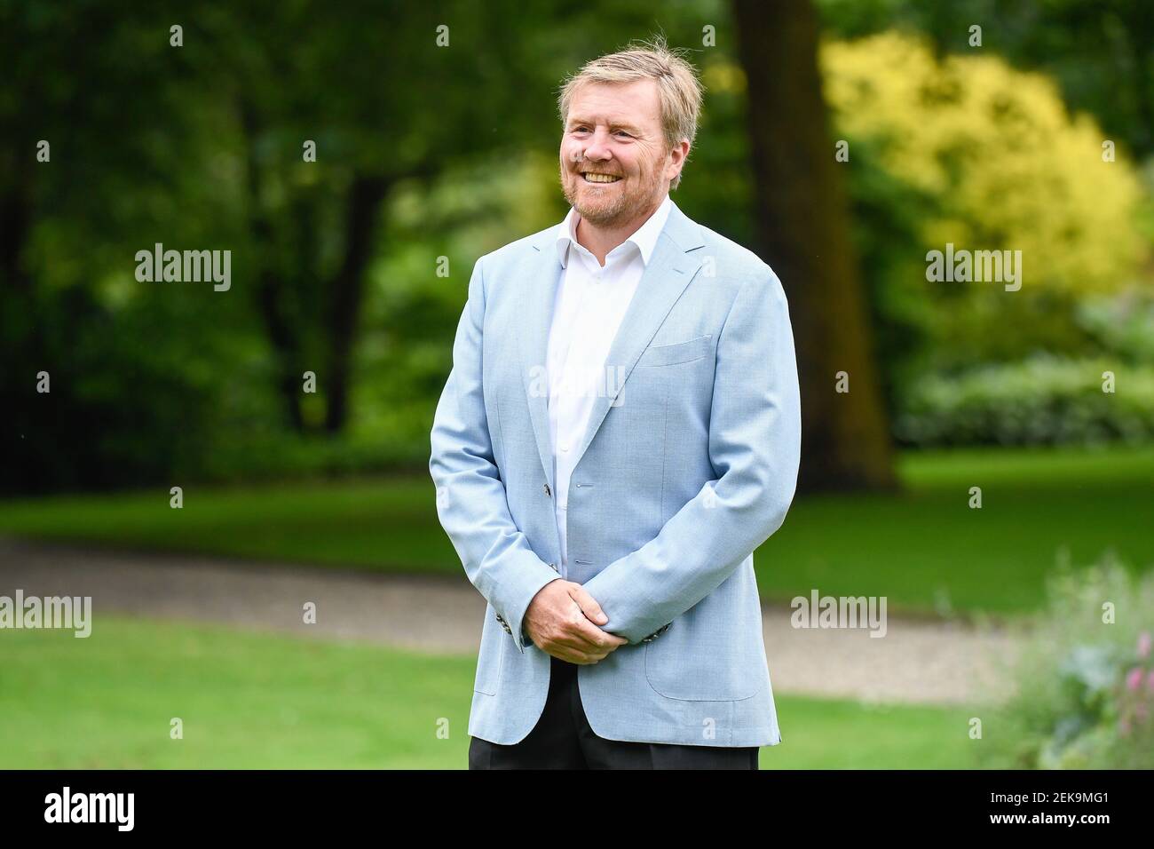 King Willem-Alexander of the Netherlands during the annual summer photo ...