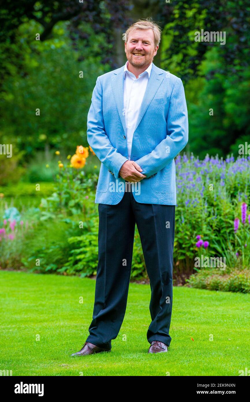 King Willem-Alexander of the Netherlands during the annual summer photo ...