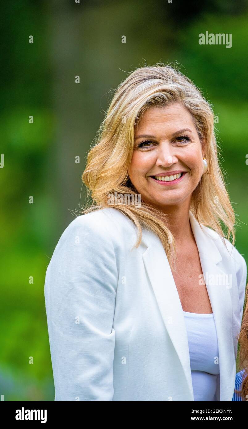 Queen Maxima of the Netherlands during the annual summer photo session ...