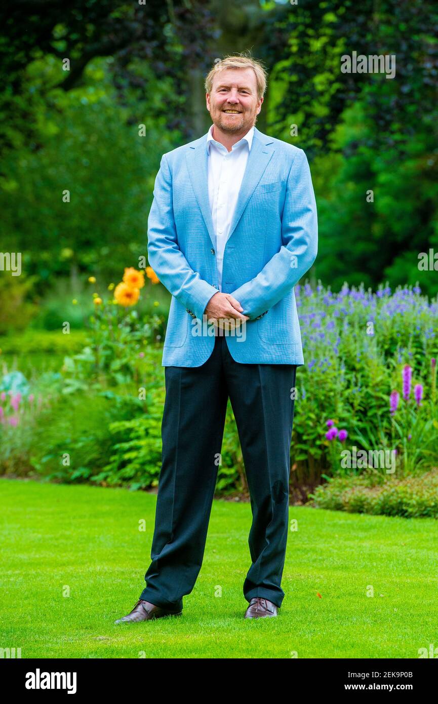 King Willem-Alexander of the Netherlands during the annual summer photo ...