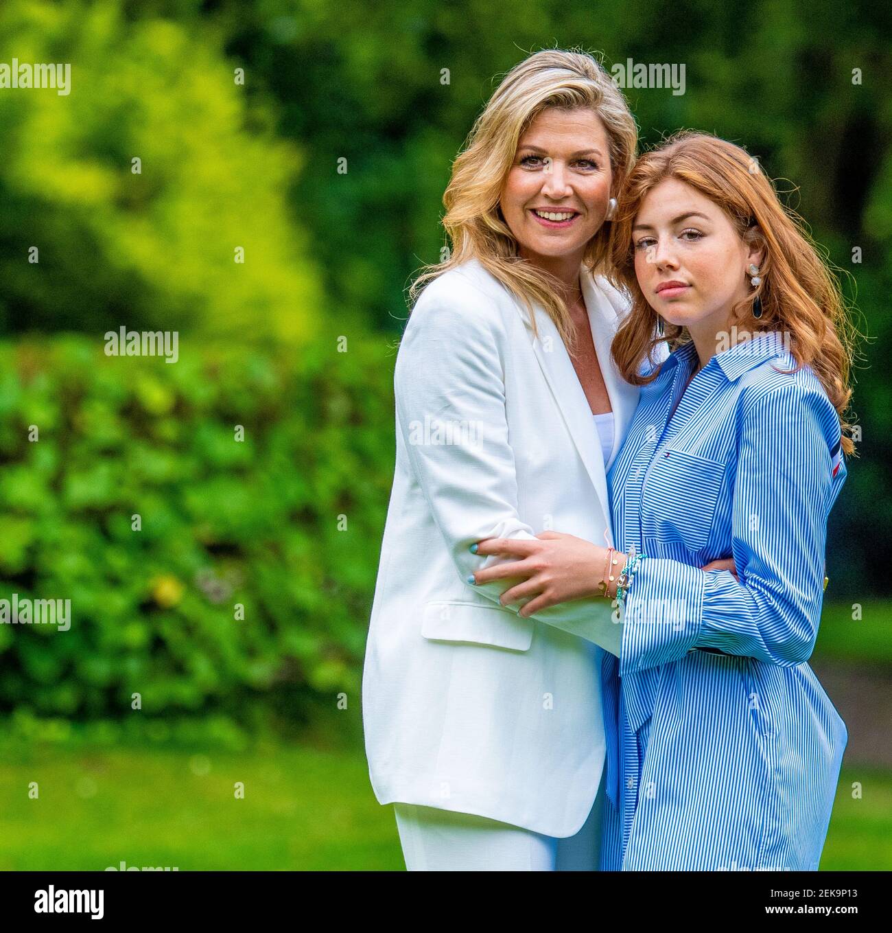 Queen Maxima of the Netherlands and Princess Alexia during the annual ...