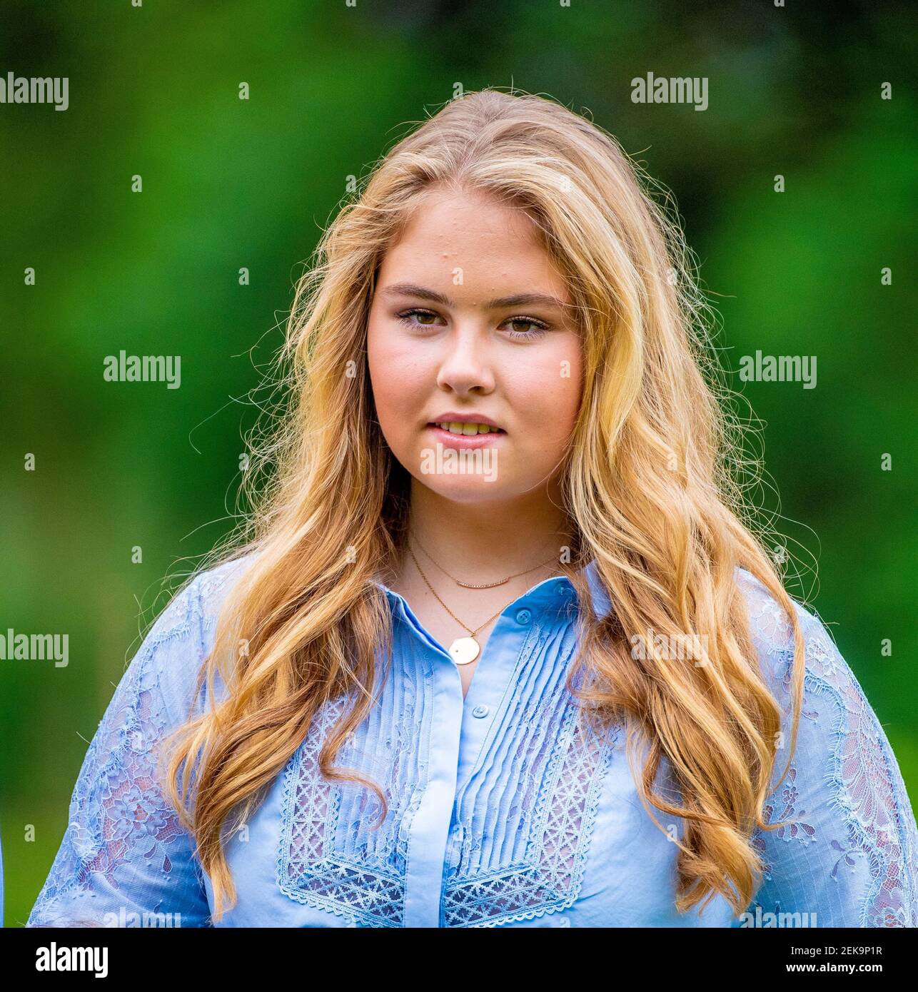 Princess Amalia of the Netherlands during the annual summer photo ...