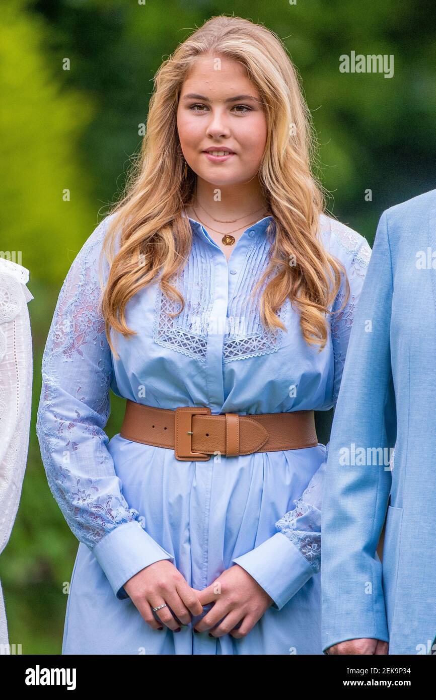 Princess Amalia of the Netherlands during the annual summer photo ...
