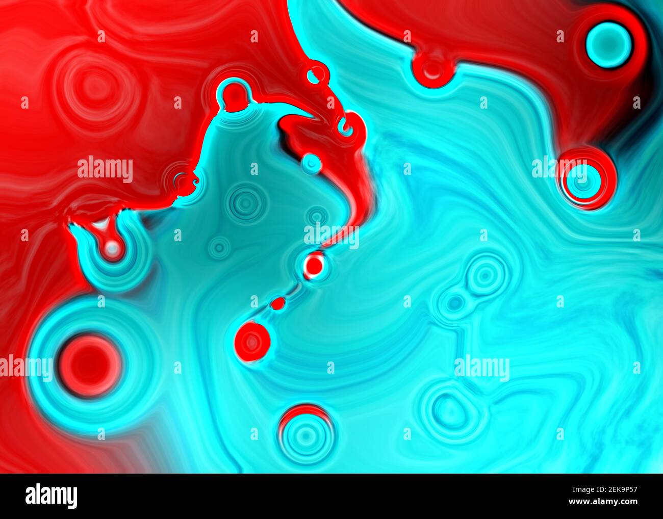Dynamic fluid shapes composition with modern abstract colorful design ...