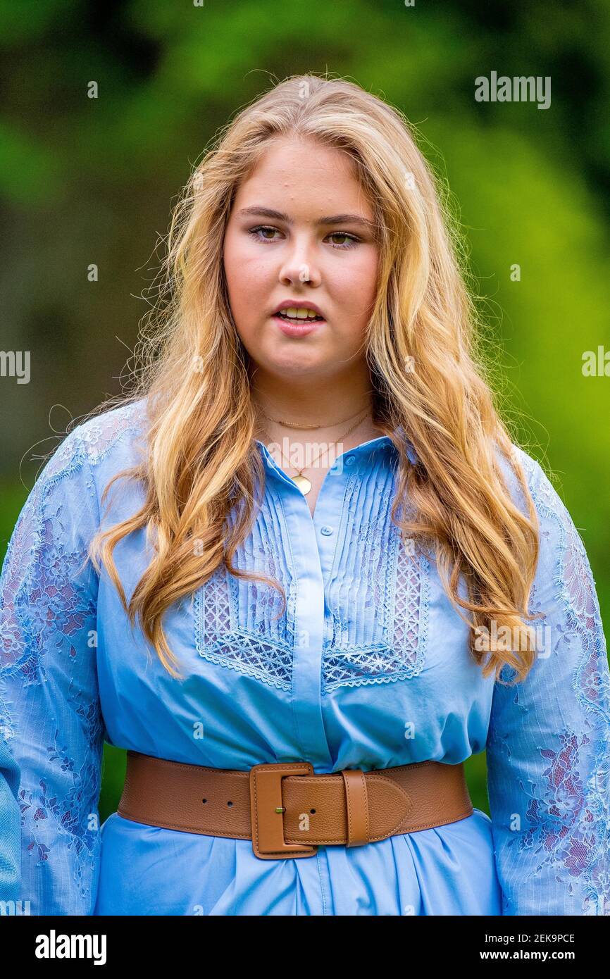 Princess Amalia of the Netherlands during the annual summer photo ...