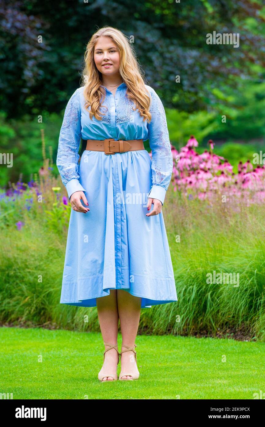 Princess Amalia of the Netherlands during the annual summer photo ...