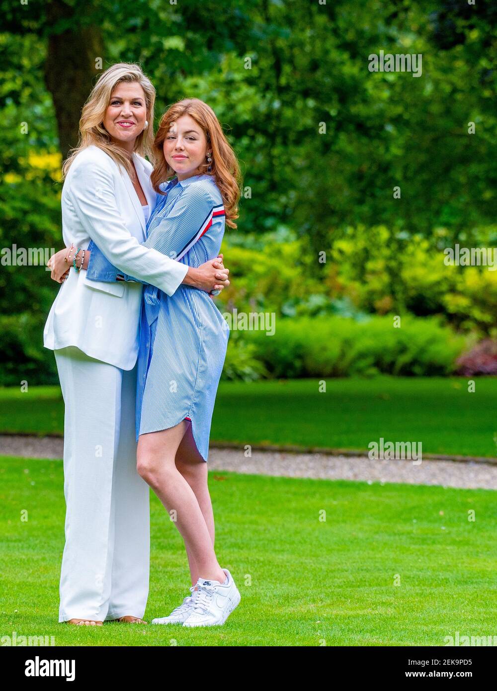 Queen Maxima of the Netherlands and Princess Alexia during the annual ...