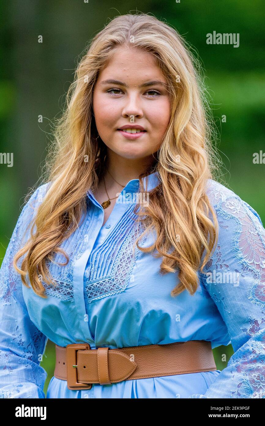 Princess Amalia of the Netherlands during the annual summer photo ...