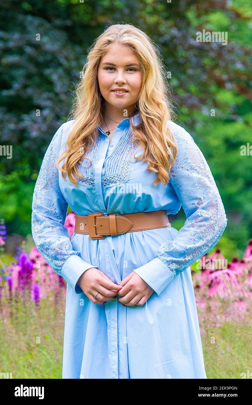 Princess Amalia of the Netherlands during the annual summer photo ...