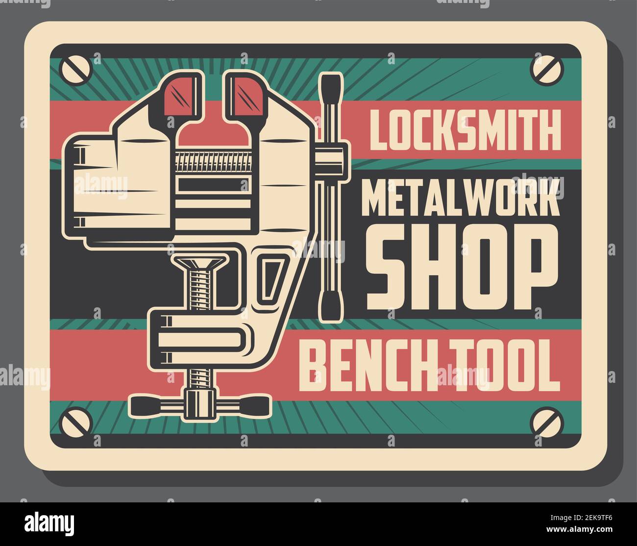 Welder work bench Stock Vector Images - Alamy